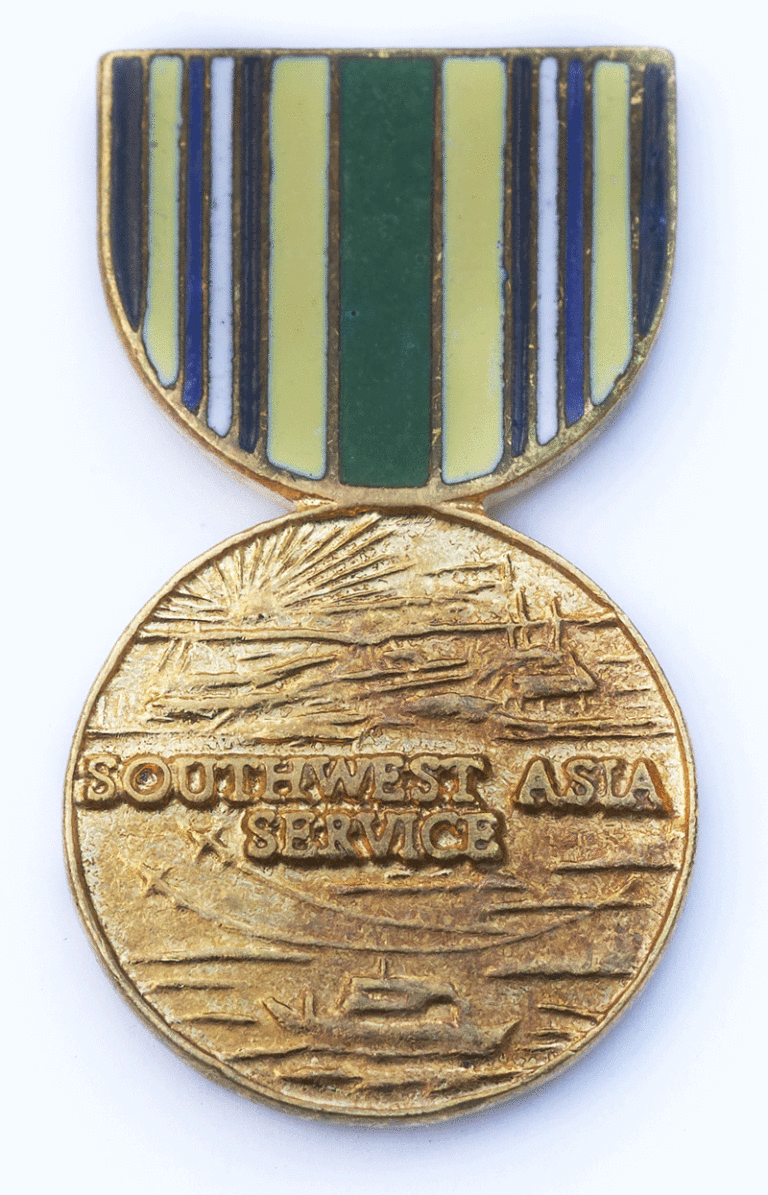 Southwest Asia Service Medal - Tin Can Sailors