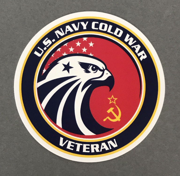 Cold War Veteran Sticker - Tin Can Sailors