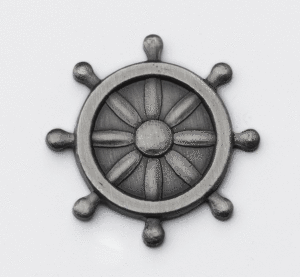 Quartermaster Rating Pin - Tin Can Sailors