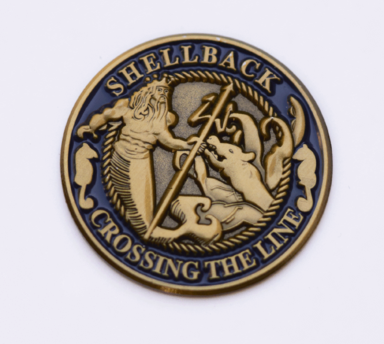Shellback Pin - Tin Can Sailors